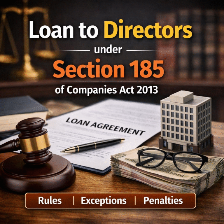 Loan to Directors under Section 185 of Companies Act 2013 | Rules