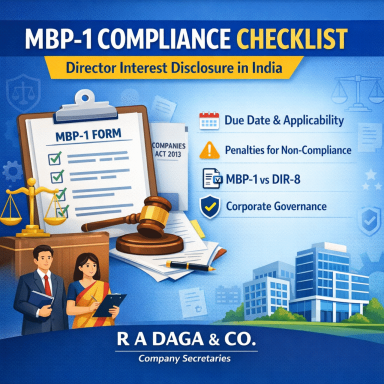 MBP-1 Compliance Checklist | Director Interest Disclosure